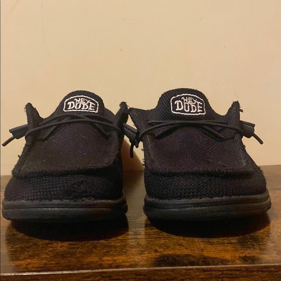 Hey Dude | Shoes | Black Hey Dude For Kids | Poshmark